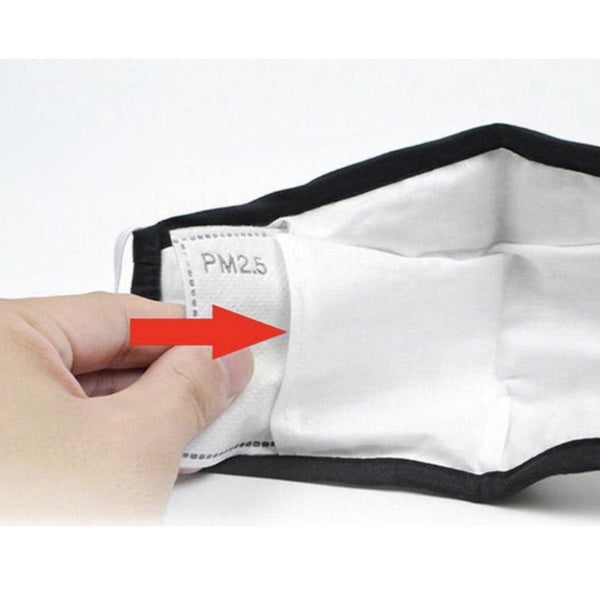 10 pcs Face Mask FILTER Inserts | 5 Layers Pm 2.5 Filters Activated Ca ...